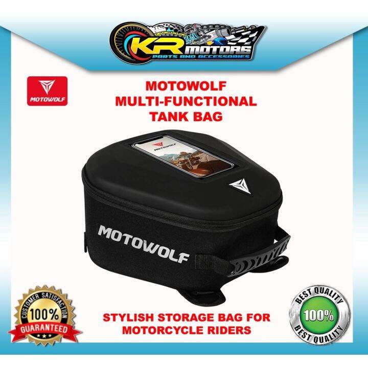 Motowolf Waterproof Tank Bag for Motorcycle Riders - Original | Lazada PH