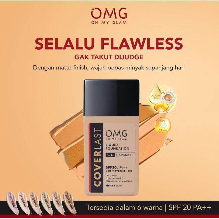 LIQUID FOUNDATION OMG | Lazada Indonesia