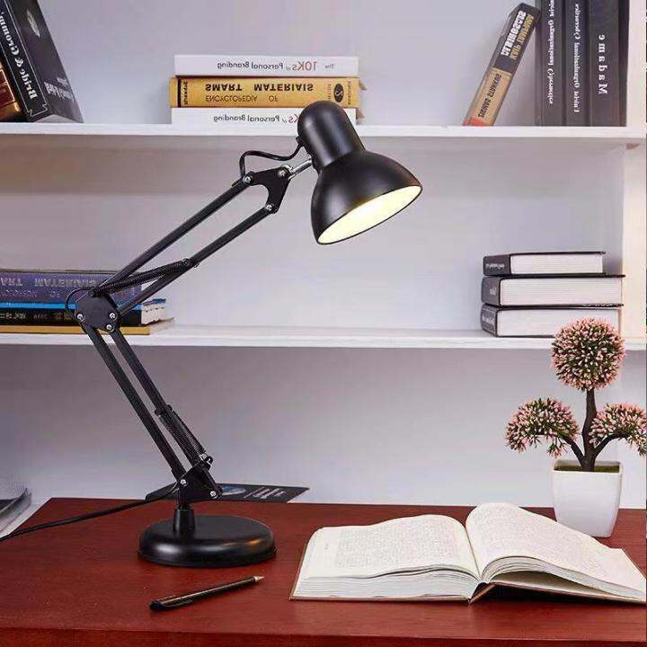 YHLAMP LED Desk Lamp Metal Adjustable Arm Table Lamp Study Room Lights ...