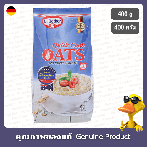 ดร.ออทเกอร์ควิกคุ๊กโอ๊ต 400กรัม.. - Dr.Oetker Quick Cook Oats 400g ...