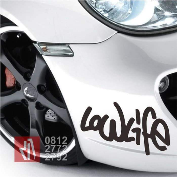cutting sticker mobil JDM Low Life stiker keren murah - | Lazada Indonesia