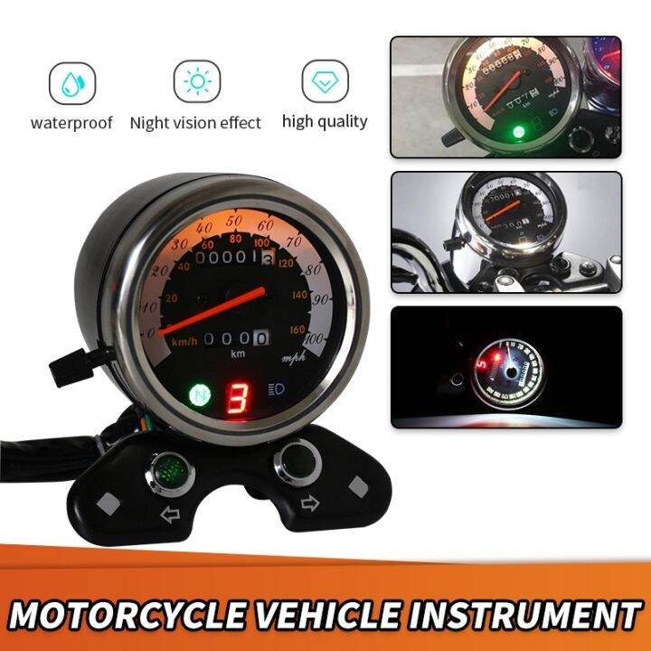 flash sales Universal Motorcycle Speedometer Odometer Motorcycle ...