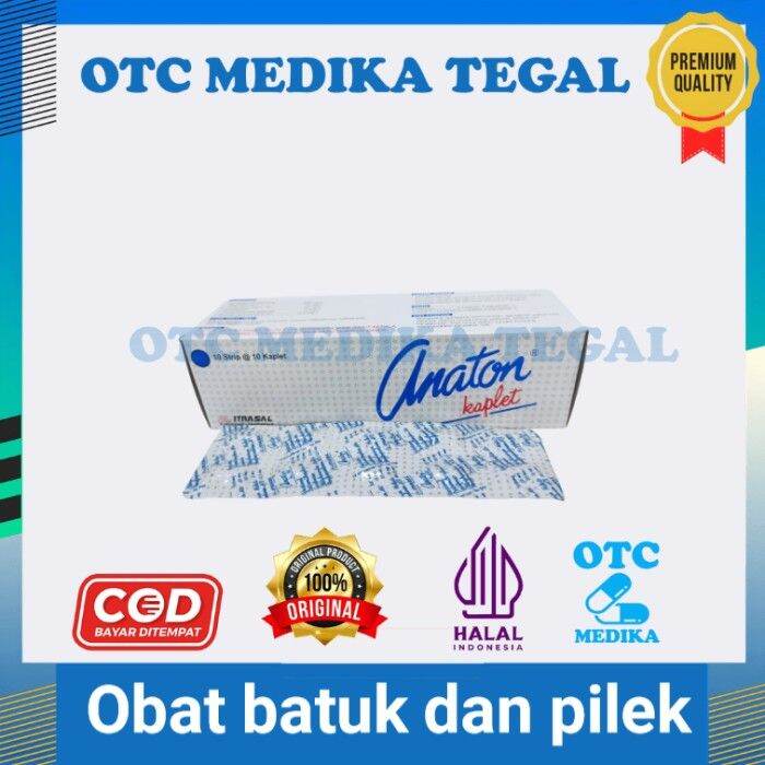 Anaton kaplet 1 strip obat batuk, pilek dan flu | Lazada Indonesia