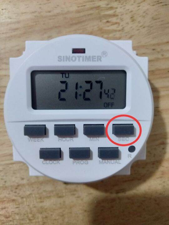 Sinotimer for Incubator Egg turner. With SECONDS. Pwde nang walang ...