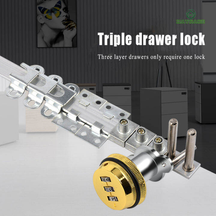 Combination Cam Lock for Drawer Cabinet Password Lock for Mailbox Code ...