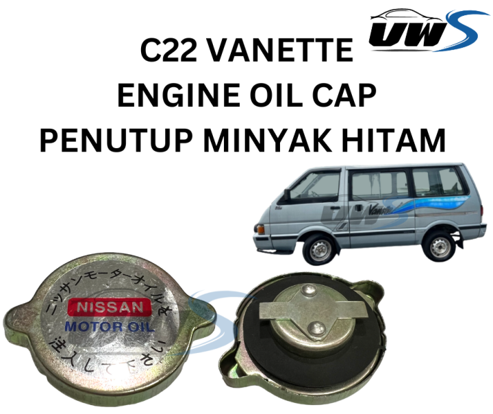 C22 VANETTE ENGINE OIL CAP PENUTUP MINYAK HITAM | Lazada