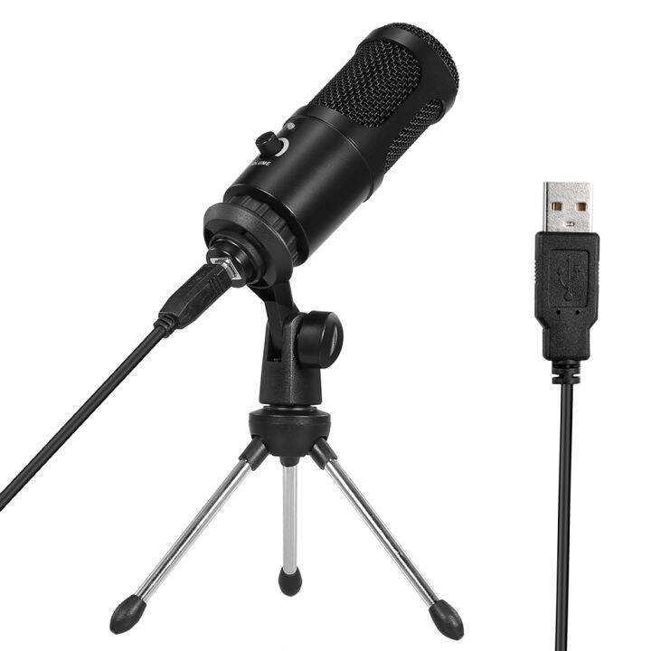 Professional Studio Microphone USB Metal Condenser Recording Microphone ...