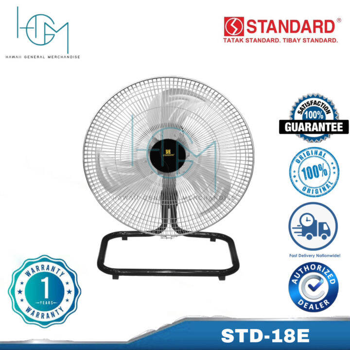 Standard Original Terminator Desk Fan Electric Ground Fan STD-18E ...