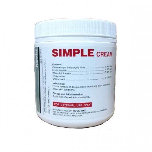 Hovid SIMPLE Cream (500g) | Lazada