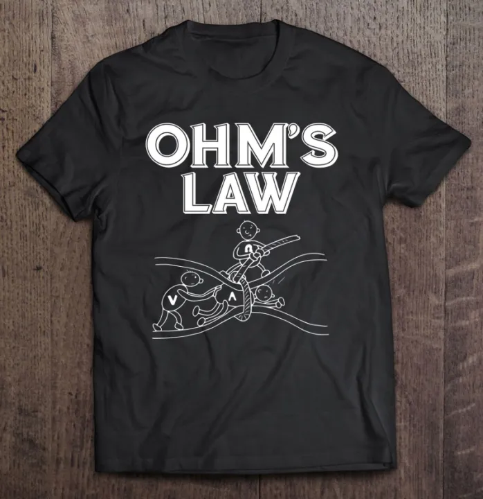 Electrical Engineering T Shirt Electric Engineer Ohms Law Formula Anime ...