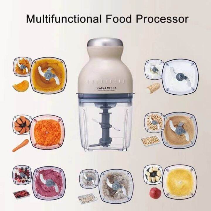 Kaisa Villa meat grinder electric chopper and Grinder Blender food processor | Lazada PH