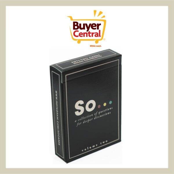 Buyer Central So Card Game Volume Two | Deep Conversation Starters for ...