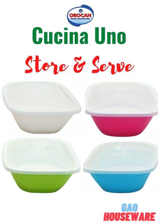 1201 OROCAN Cucina Uno Store And Serve Rectangular | Lazada PH