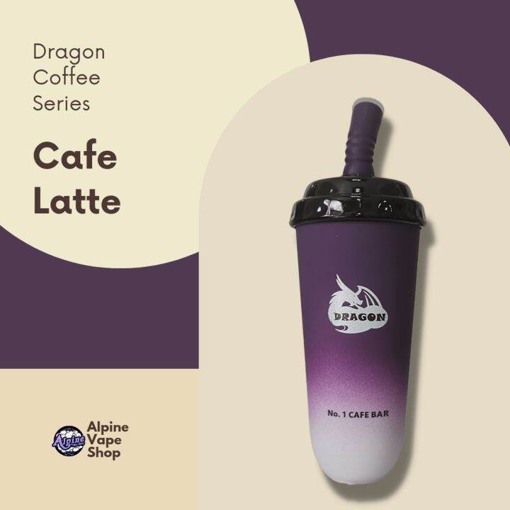 DRAGON Coffee Series 6000 Puffs Rechargeable Disposable Vape Pod 6k ...