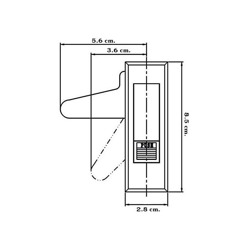 กุญแจตู้คอนโทรล กุญแจล็อคตู้ กุญแจ MS603-3 ตู้สวิชต์บอร์ด (แบบกดเด้ง ...
