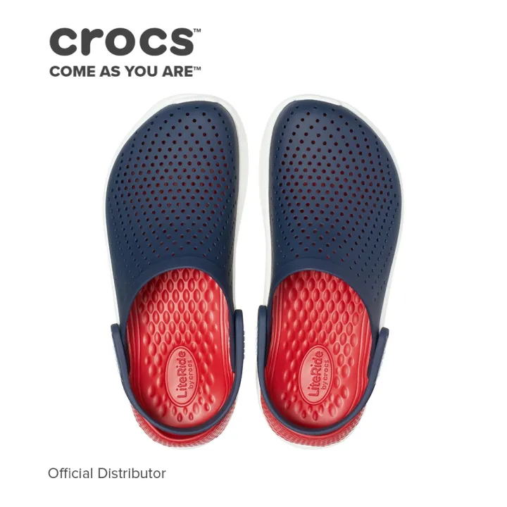 Crocs Unisex Literide Clog in Navy Pepper | Lazada PH