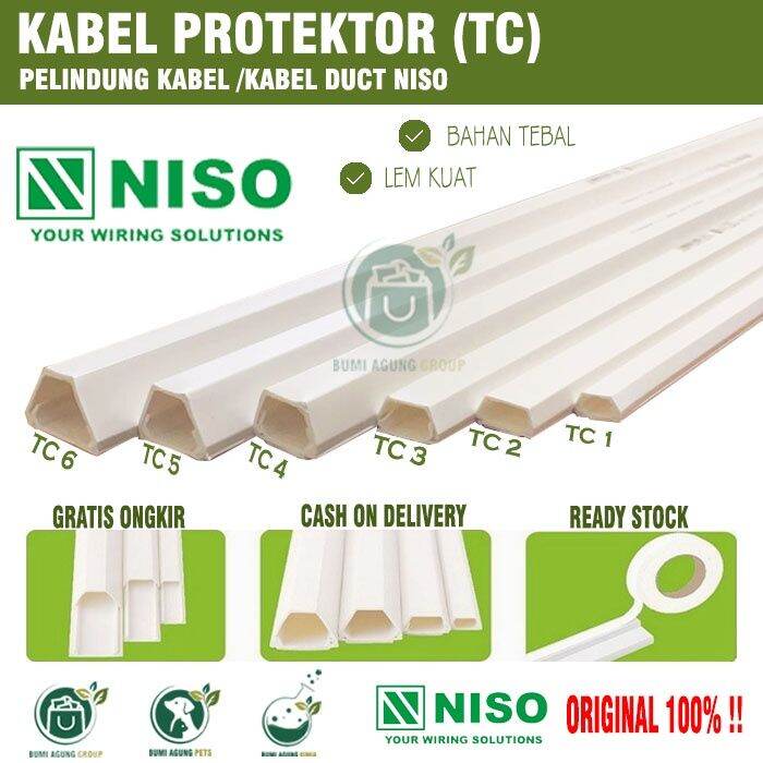 Kabel Protektor NISO TC 1 2 3 4 5 6 protector cable / cable duct TC1 TC2 TC3 TC4 TC5 TC6 NISO ...