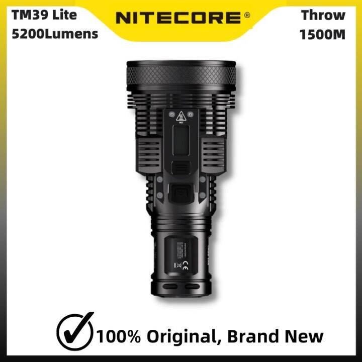 NITECORE TM39 Lite High Performance LED Flashlight LUMINUS SBT-90 GEN2 ...