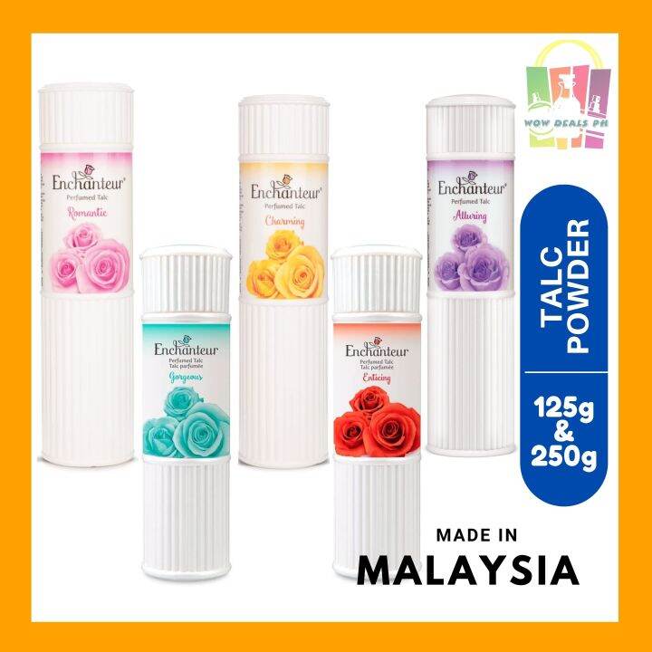 Enchanteur Perfumed Talc Powder 100G , 125G & 250G | Lazada PH