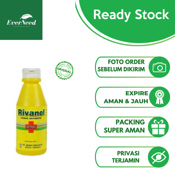Rivanol Seino per botol 100 ml | Cairan Antiseptik untuk kompres luka ...