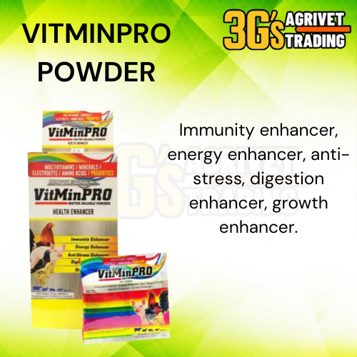 [3G AGRIVET] VITMIN PRO WATER SOLUBLE POWDER 20 GRAMS (1 sachet ...
