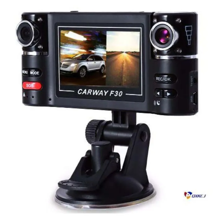 Car Cam / Dashcam / Dash Cam / Car Recorder Camera : Carway F30 car DVR camera dual lens wide ...