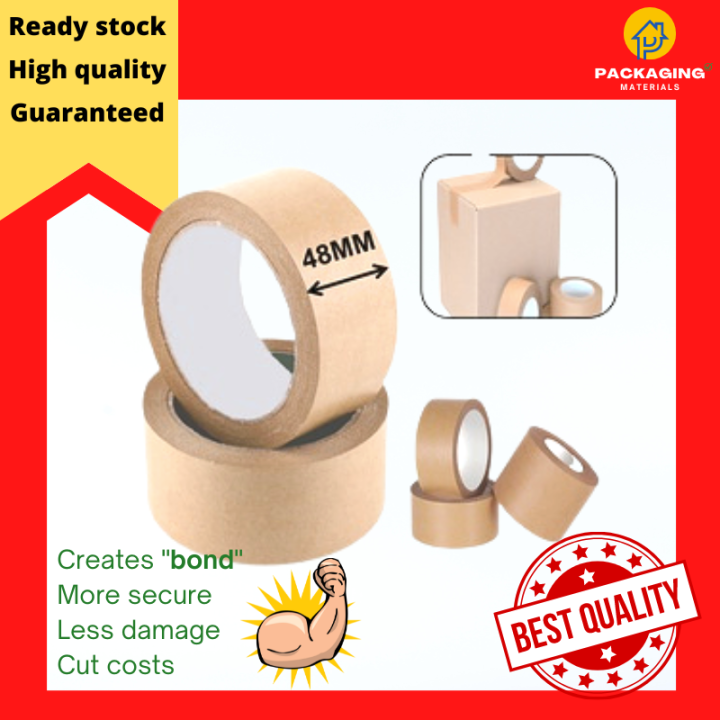 Paper Gum Tape / Paper Gummed Tape 48MM | Lazada