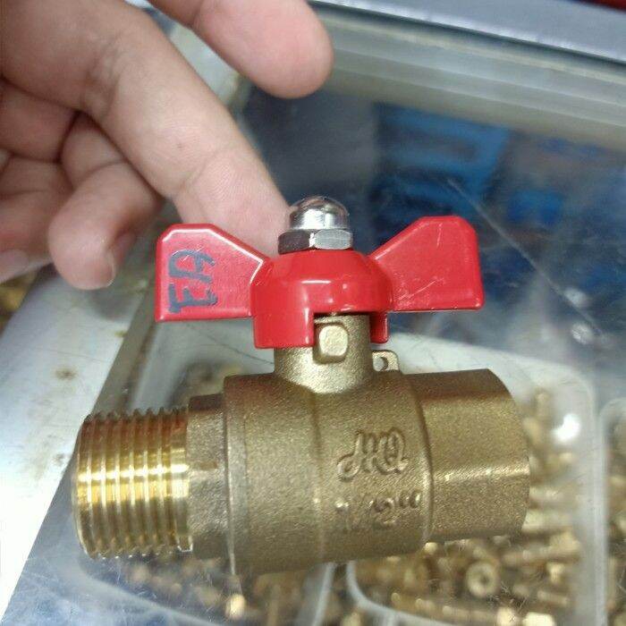 Ball Valve/Stop Kran Drat Luar-Dalam 1/2"Inch | Lazada Indonesia