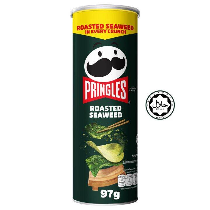 Happy moment with us 🔹 Pringles Roasted Seaweed 97g. พริงเกิลส์สาหร่าย ...