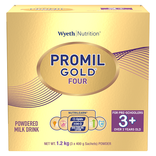 Wyeth® PROMIL GOLD® FOUR Powdered Milk Drink for Pre-Schoolers Over 3 ...