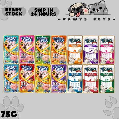 Toro Plus White Meat / Toro Creamy Treats Super Premium Cat Snacks ...