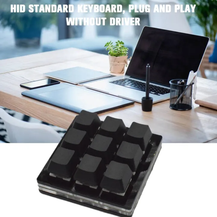 9 Keys Black Keypad Mini Keyboard Copy Paste Custom Shortcut Key ... 9 Keys Black Keypad Mini Keyboard Copy Paste Custom Shortcut Key ...
