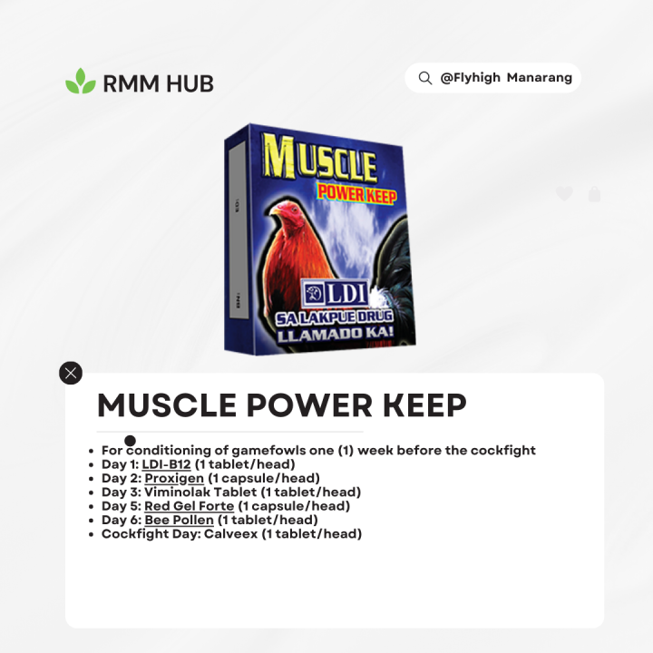MUSCLE POWER KEEP - RMM HUB | Lazada PH