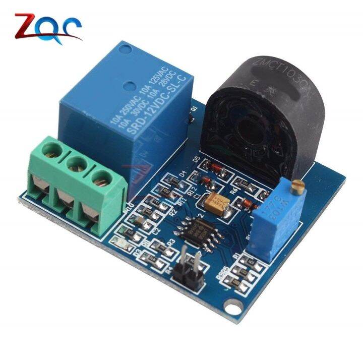 Ac Current Detection Sensor Module 5v 12v 24v Relay Protection Module 5a Over Current