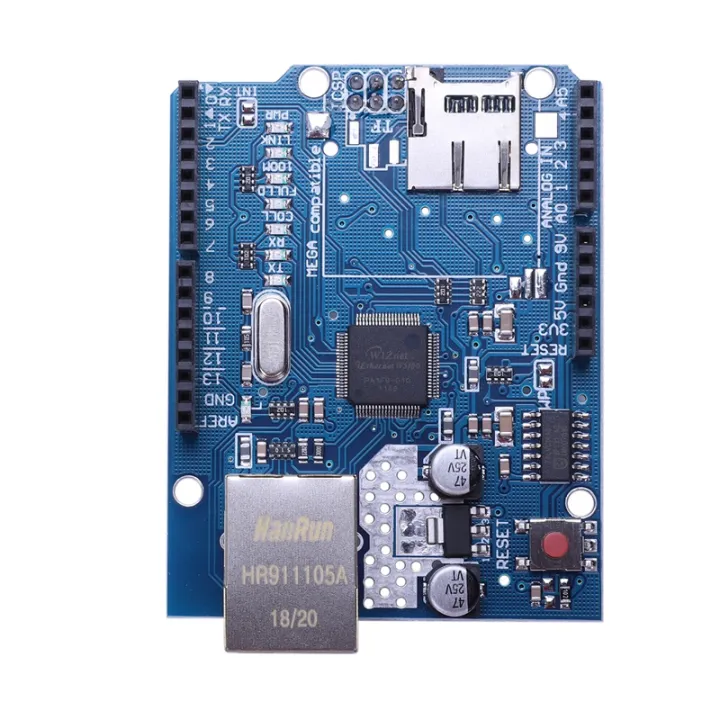 Pro Network Ethernet Lan Shield Module Board W5100 For Arduino UNO Mega ...