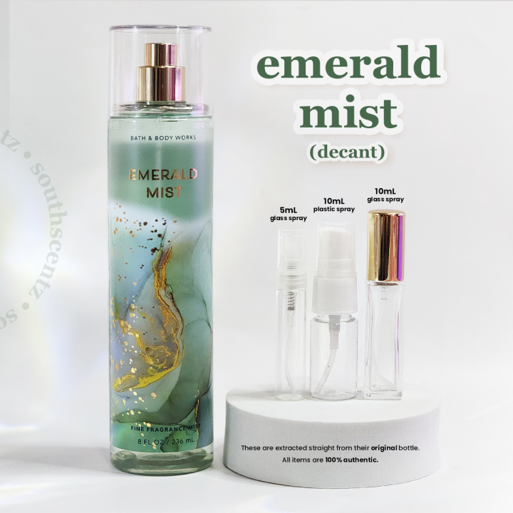 Emerald Mist Bath and Body Works Body Mist BBW Decant 5mL 10mL ...