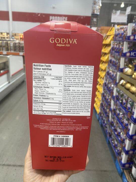 Spot Canada Godiva Godiva Godiva Zhen Cui hazelnut chocolate 443g mixed ...