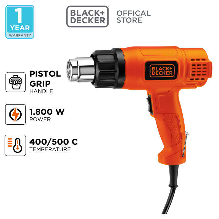 Black+Decker Hot Heat Gun / Mesin Pemanas Listrik 1800W KX1800-B1 ...
