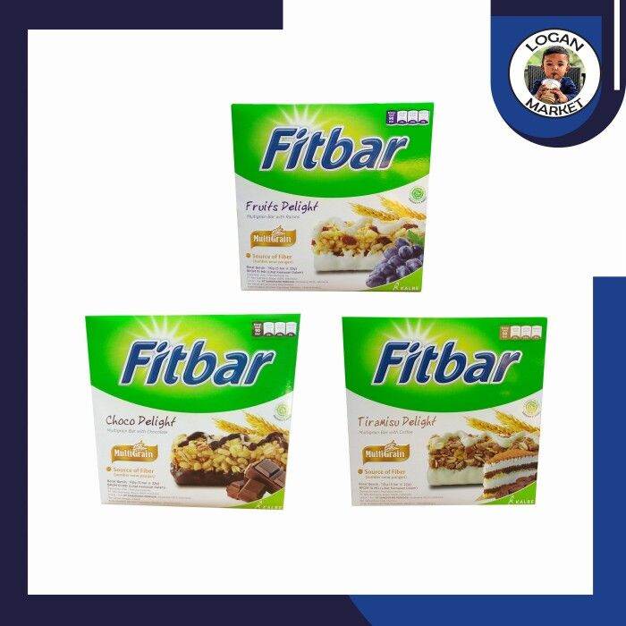 Fitbar 1Box 1 Box Isi 12Pcs 12 Pcs Choco Coklat Fruits Nuts Tiramisu | Lazada Indonesia