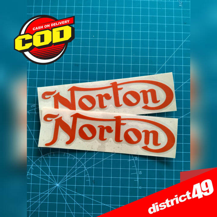 Sticker cutting Norton - Cutting sticker Norton - Sticker Norton ...