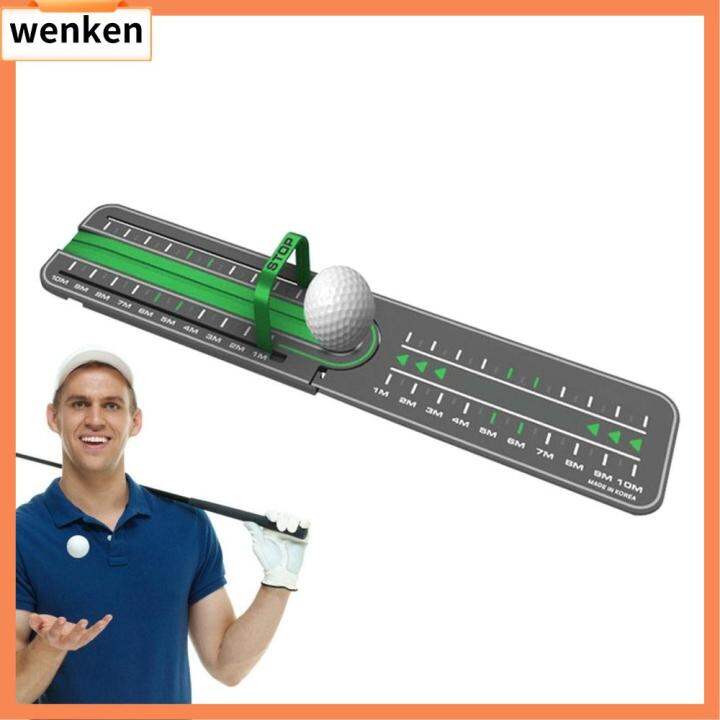WENKEN Indoor Portable Putting Aid Precision Distance Control Green ...