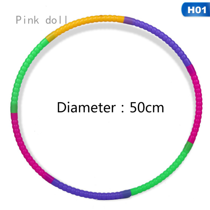 Pink Doll Beakabao Kids Hoola Hoop Set (6 Parts), Weight And Size ...