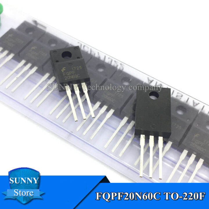 10Pcs FQPF20N60C TO-220F FQPF20N60 20N60C TO220F 20A/600V MOSFET ใหม่ | Lazada.co.th