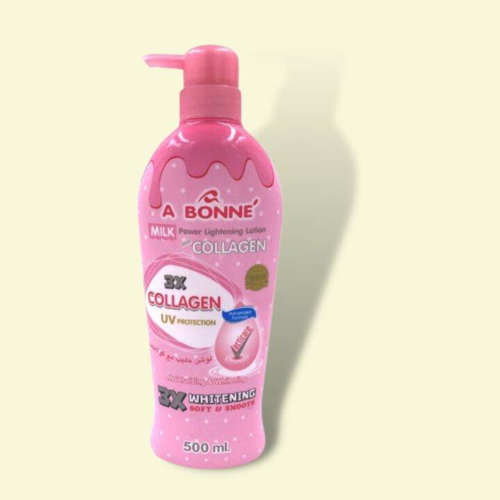 AUTHENTIC A BONNE MILK POWER LIGHTENING LOTION PLUS COLLAGEN 3X ...