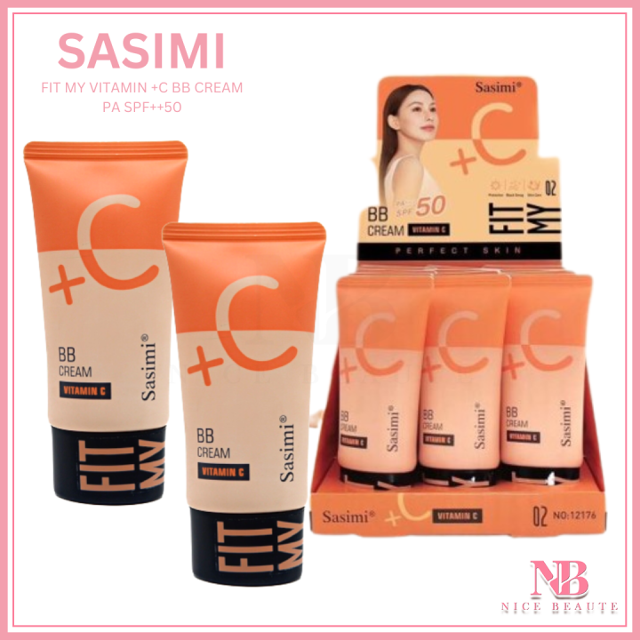 SASIMI FIT MY VITAMIN +C BB CREAM PA SPF++50 (S12176) | Lazada