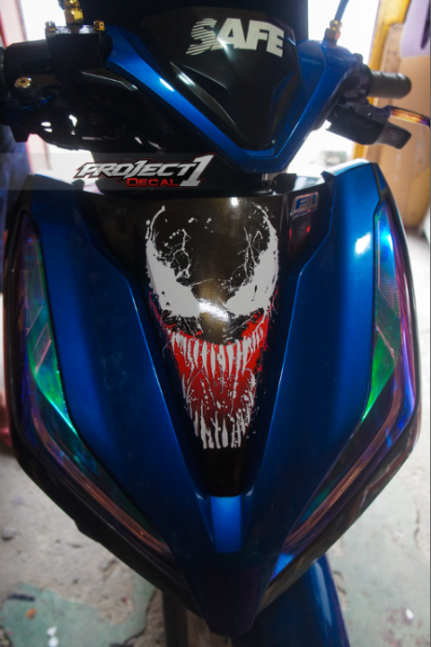 HONDA CLICK GAME CHANGER PANEL FRONT LAMINATED STICKER | Lazada PH