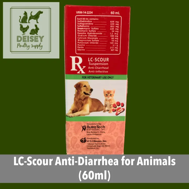 LC Scour Anti-Diarrhea Oral Suspension for Animals (60ml) | Lazada PH