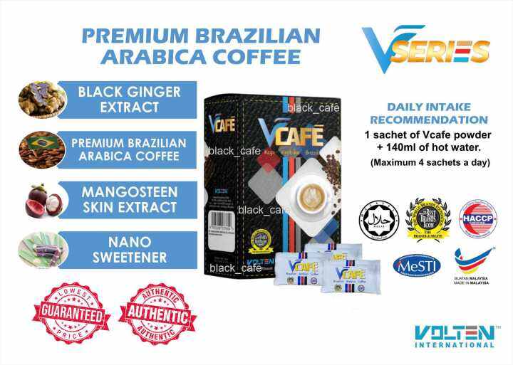 Pre-oder🔥100% HALAL🔥 Volten Vcafe Brazilian Arabica Coffee / Kopi ...