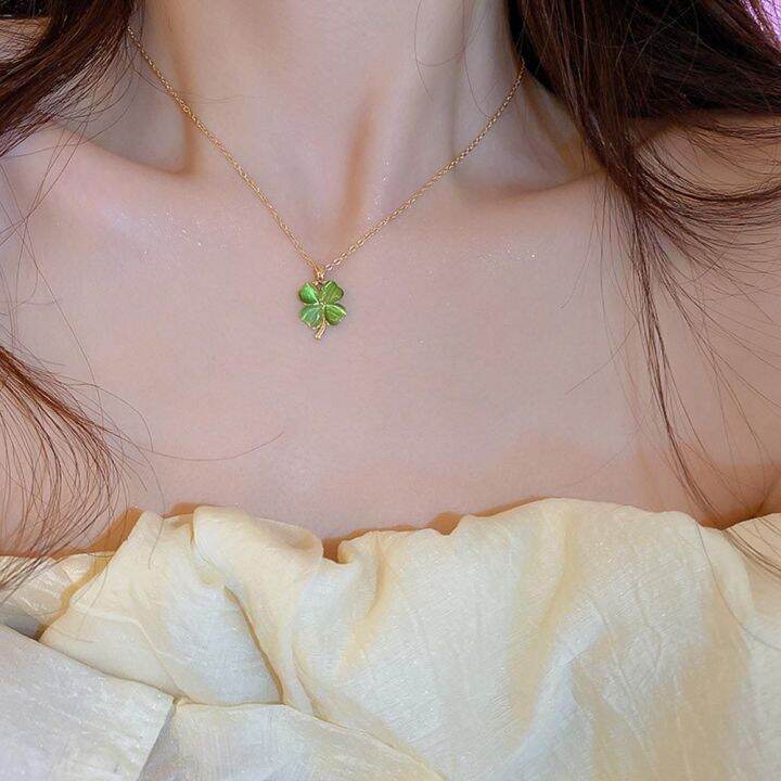 DFCV วินเทจสำหรับสาวๆพรรคอินเทรนด์เกาหลีสร้อยคอผู้หญิงกระดูกไหปลาร้า ...