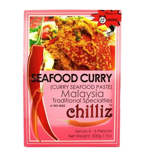 Chilliz Malaysia Traditional Specialities Paste 200g Seafood Curry | Lazada